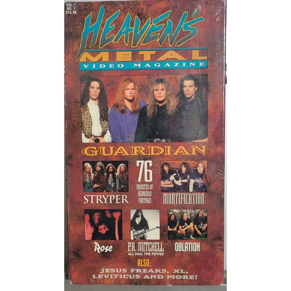 Media | Heavens Metal Video Magazine Vhs Guardian Stryper Mortification ...